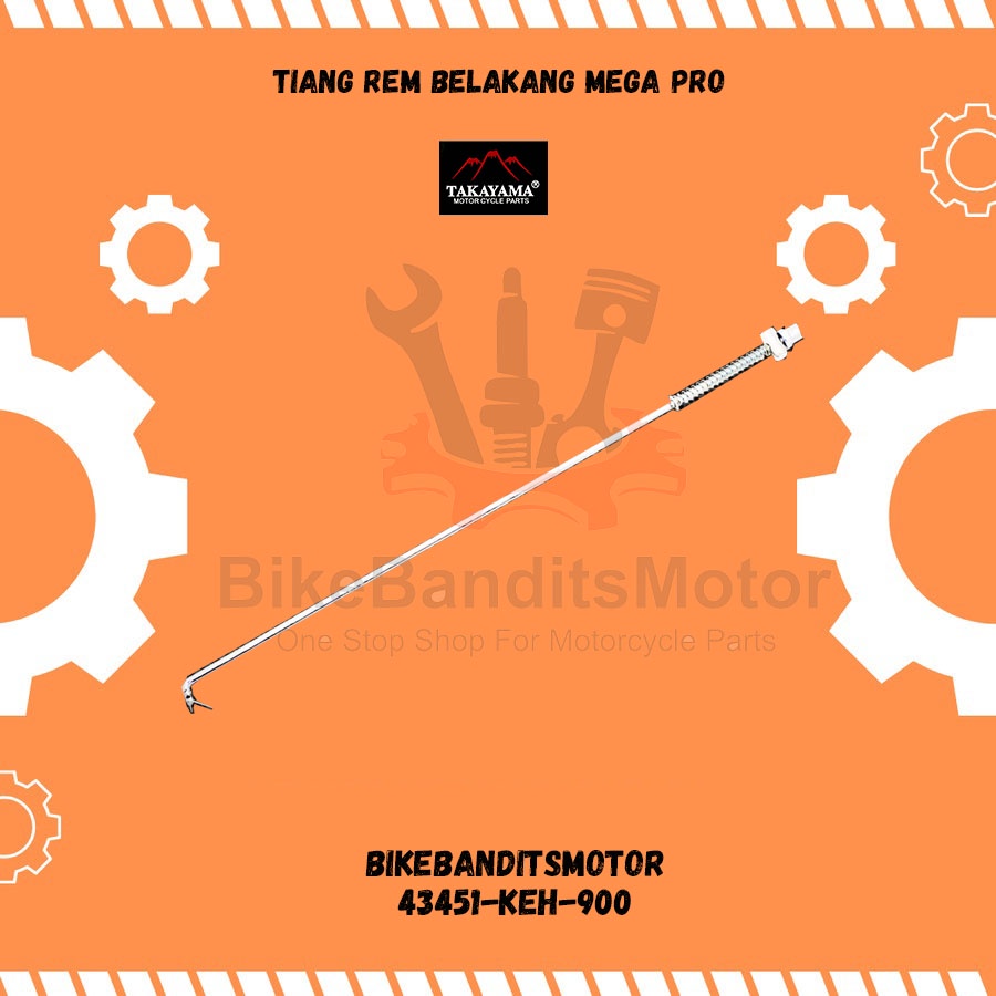 Jual Kawat Tiang Rem Belakang Mega Pro / Pro NT Neotech Neotek Takayama ...