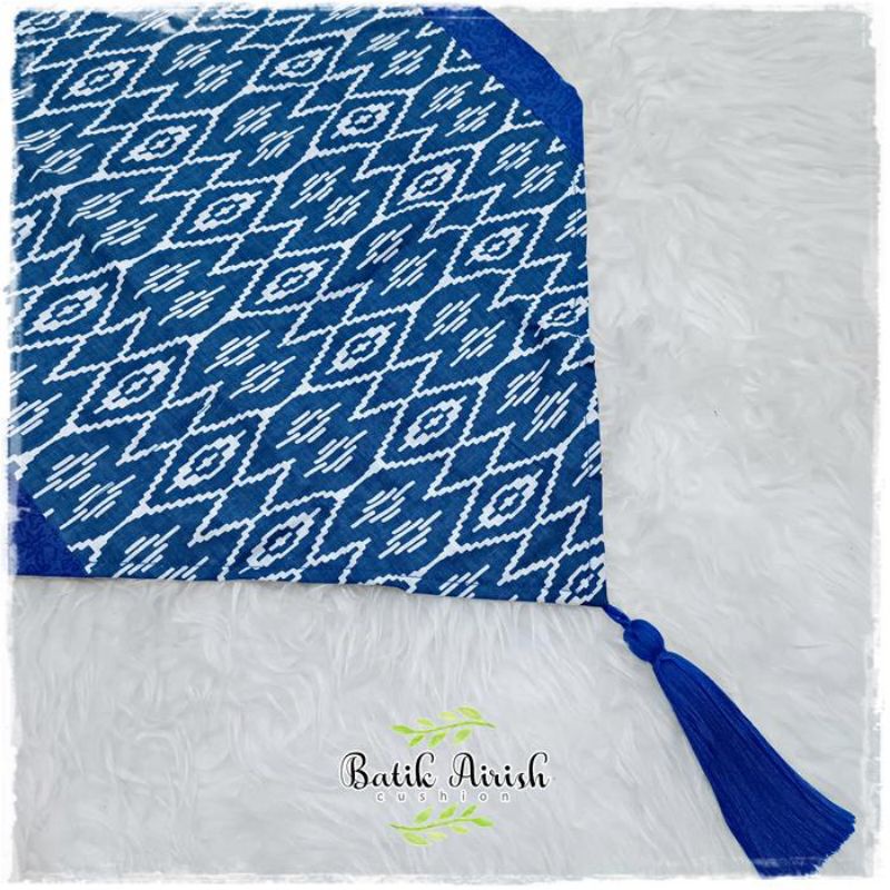 Jual TABLE RUNNER Batik Printing | Rangrang Biru | Taplak Meja Tamu ...
