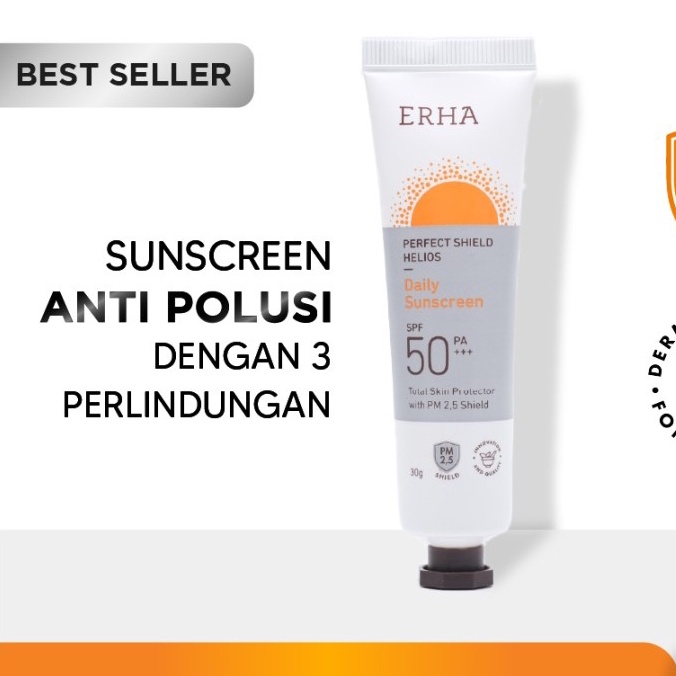 Jual Erha Perfect Shield Helios Daily Sunscreen SPF 50 /PA++ 30g- Sunscreen | Shopee Indonesia