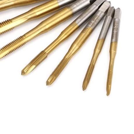 Jual Mata Hand Tap M2 x 0.4 HSS Pembuat Ulir 2mm Lubang Baut Mur Screw ...