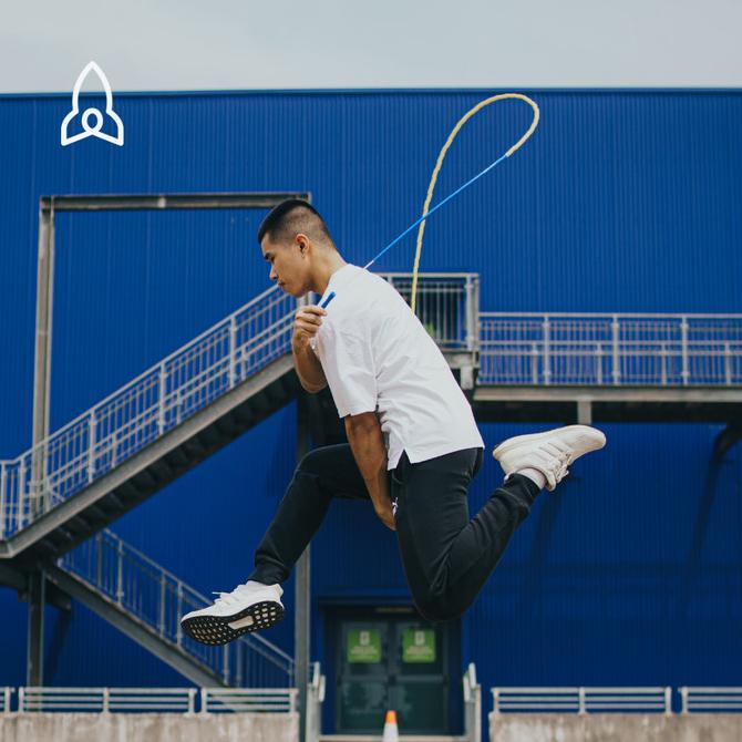 Jual HARGA TERBAIK!!! [ROCKET] 2 Colors Beaded Jump Rope Satellite ...