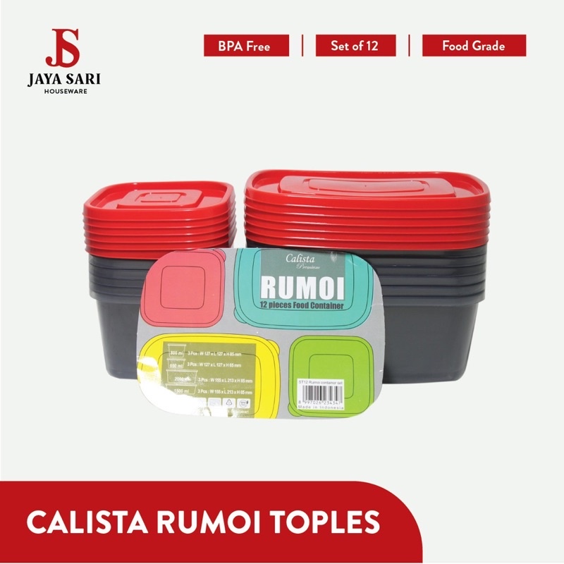 Jual Toples Smoke Sealware Calista Rumoi Toples 1 set 12pcs | Shopee ...