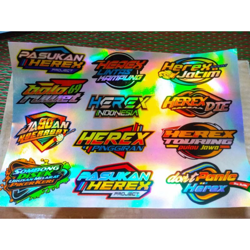 Jual Stiker Hologram, Stiker Hologram Motor,Sticker kata kata,, Stiker ...