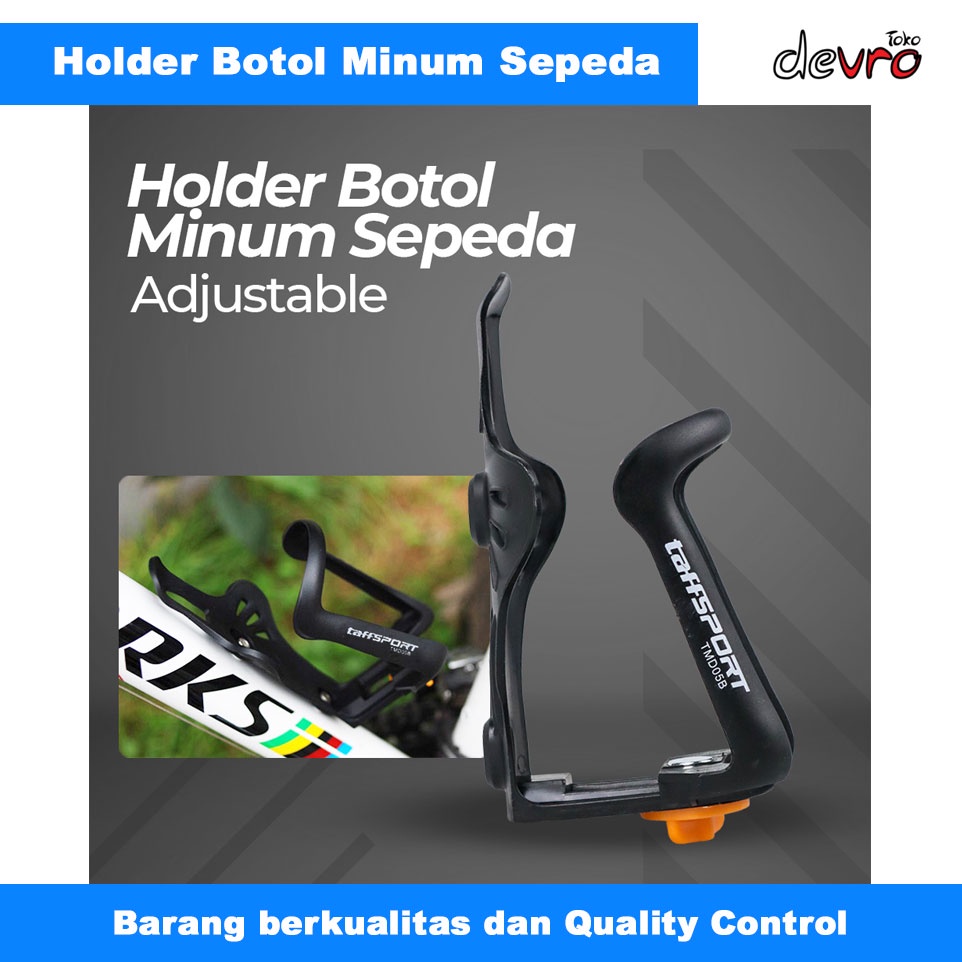 Jual Holder Botol Minum Sepeda Adjustable MTB - TaffSPORT TMD05B ...