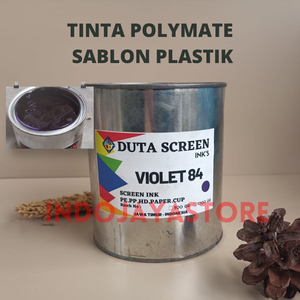 Jual TINTA SABLON PLASTIK BUKAN TOYO POLYMATE DUTA SCREEN-1KG | Shopee ...