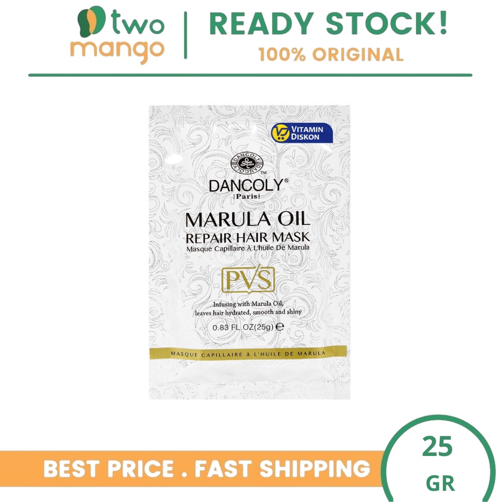 Jual DANCOLY MARULA OIL REPAIR HAIR MASK 25GR | Shopee Indonesia