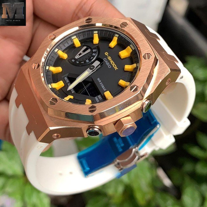 Jual Original Jam Tangan Pria G Shock GA2100 Yellow Gen 4 Rosegold ...