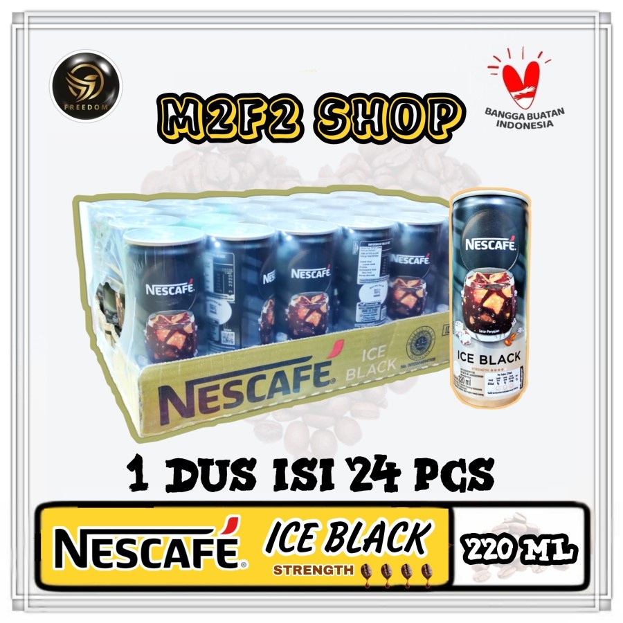 Jual Kopi Nescafe Ala Cafe Ice Black Kaleng | Can - 220 ml (Kemasan ...