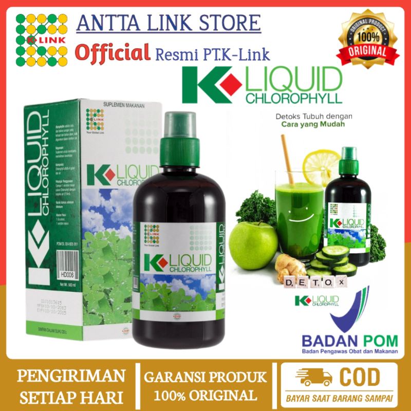 Jual KLOROFIL ORIGINAL | K-LIQUID CHLOROPHYLL ORIGINAL K LINK SUPLEMEN ...