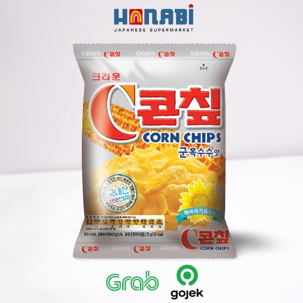 Jual Crown Corn Chips 70g - Snack Jagung Made In Korea | Shopee Indonesia