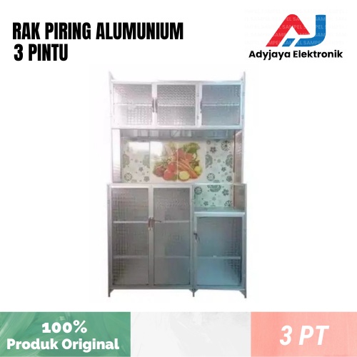 Jual Rak Piring Aluminium 3 Pintu | Shopee Indonesia