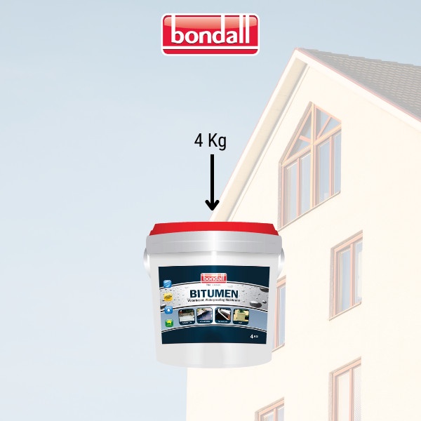 Jual Bondall Bitumen Waterproofing Lapisan Anti Bocor 4 kg | Shopee ...