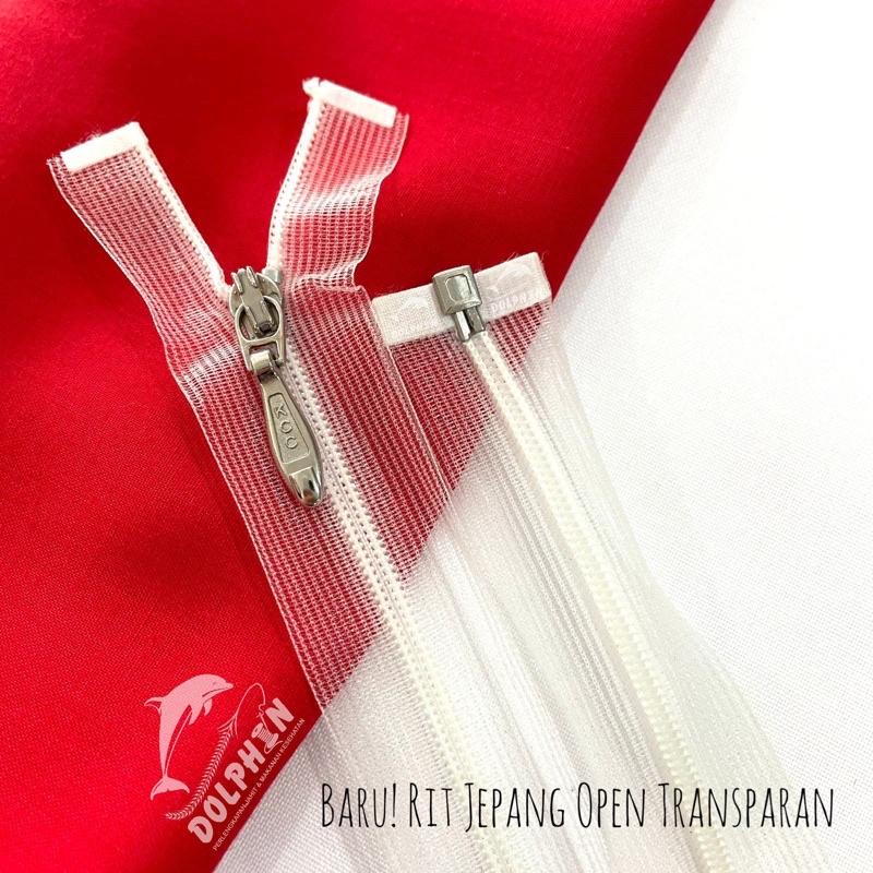 Jual [RLOT-RLCT] Resleting Rit Jepang TRANSPARAN Kamisol Jaket dan ...