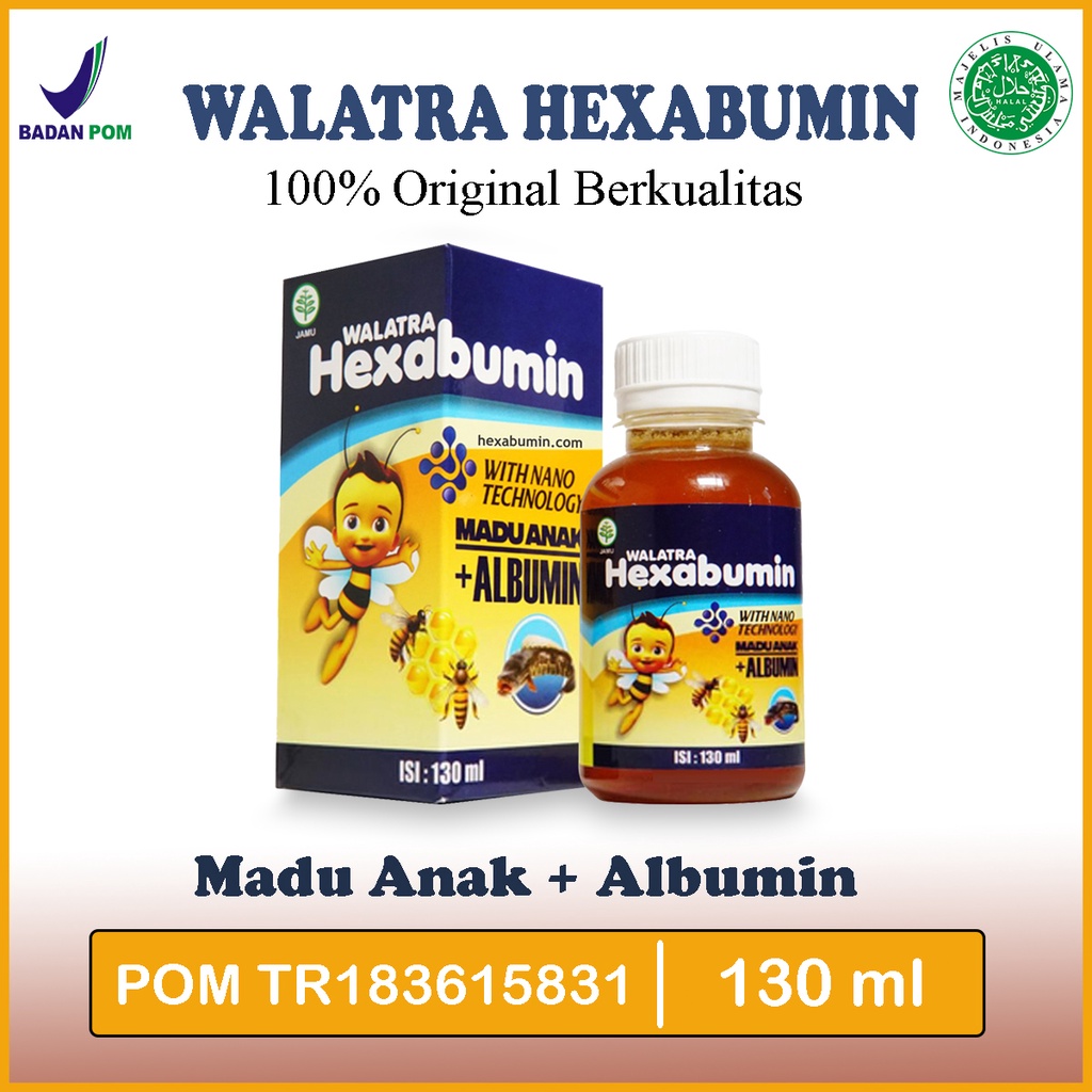 Jual Walatra Hexabumin With Nano technology 100% Original Madu Albumin ...