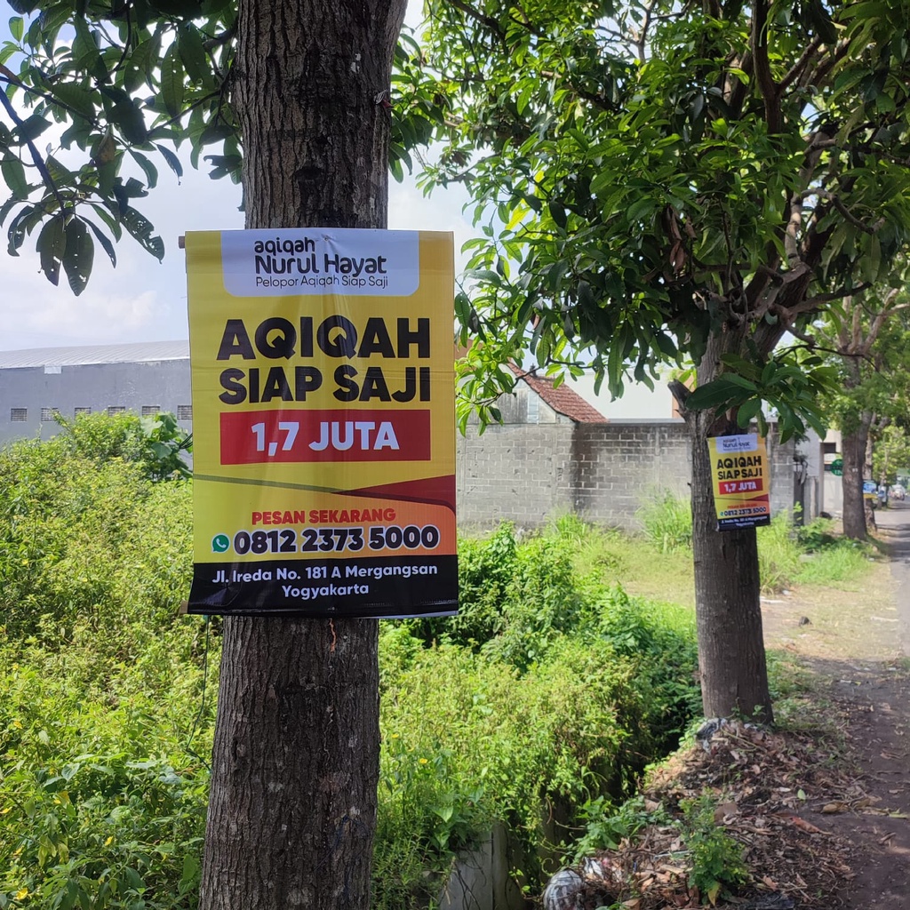 Jual CETAK BANNER POHON - BANNER RONTEK PINGGIR JALAN - ROUNTAG BANNER ...