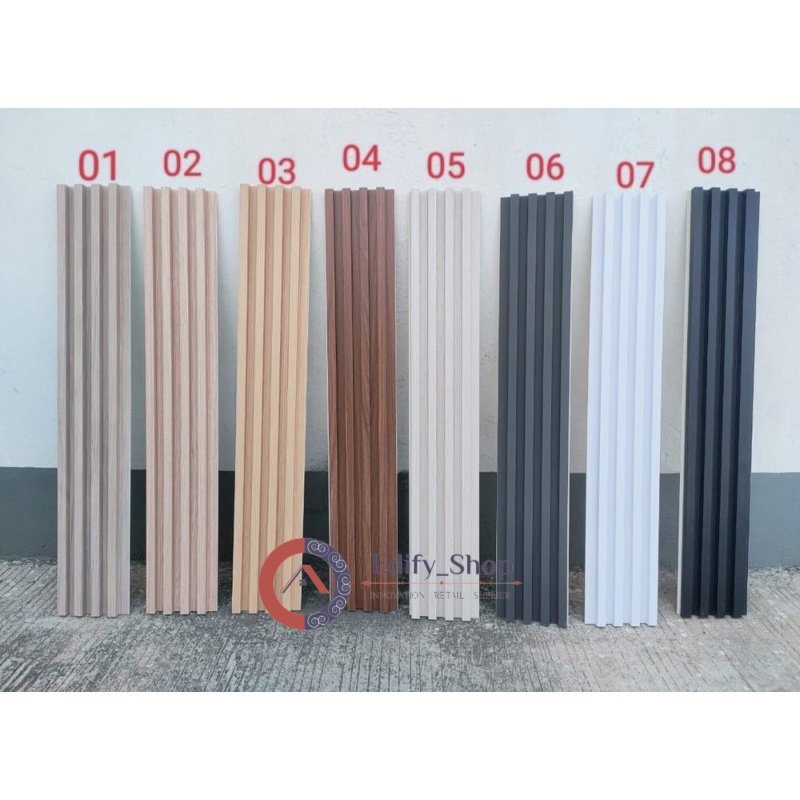 Jual WPC panel dinding / Wpc Wallpanel kisi uk 2.9m x 170cm x2.3cm anti ...