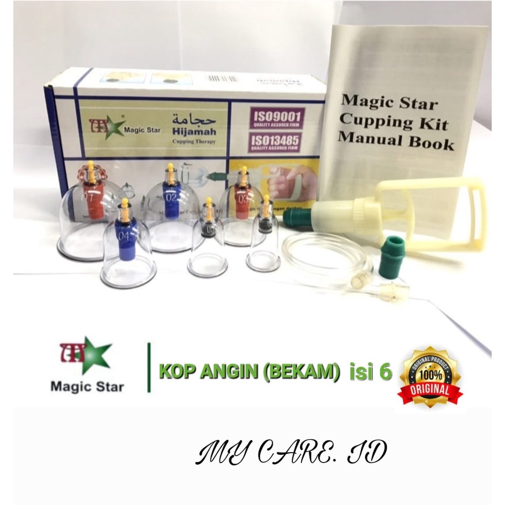 Jual LynCare Magic Star Alat Bekam isi 6 / Kop Angin / Hijamah Cupping Therapy | Shopee Indonesia