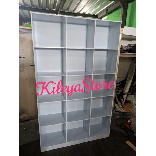 Jual Rak Serba Guna 15 kotak Rak Laundry Rak Buku | Shopee Indonesia