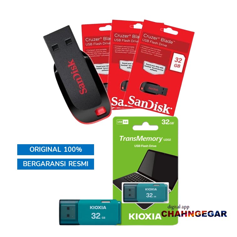 Jual Flashdisk Sandisk 64GB original Garansi Resmi | Flashdisk Xioxia ...