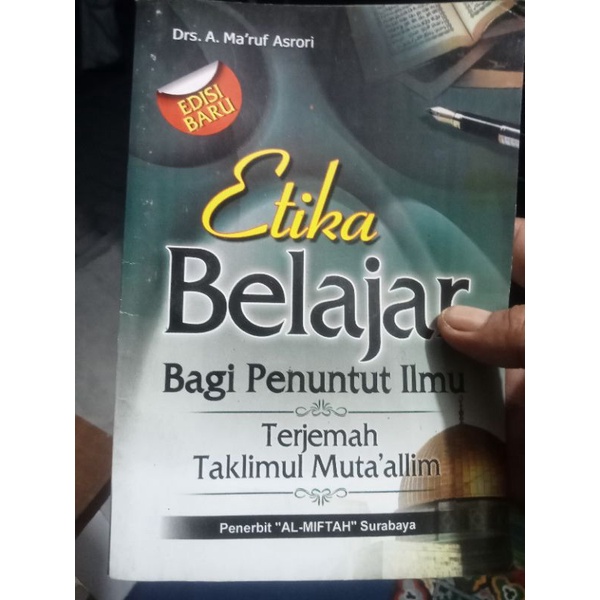 Jual buku etika belajar bagi penuntut ilmu ma'ruf Asrori | Shopee Indonesia