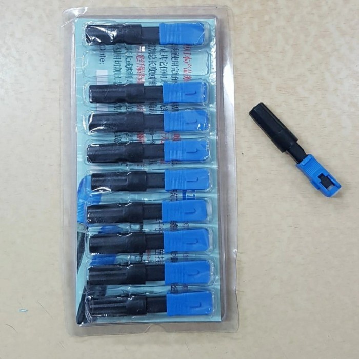 Jual Fast Connector SC UPC Fiber Optic SC / UPC FTTH isi 10 PCS | Shopee Indonesia