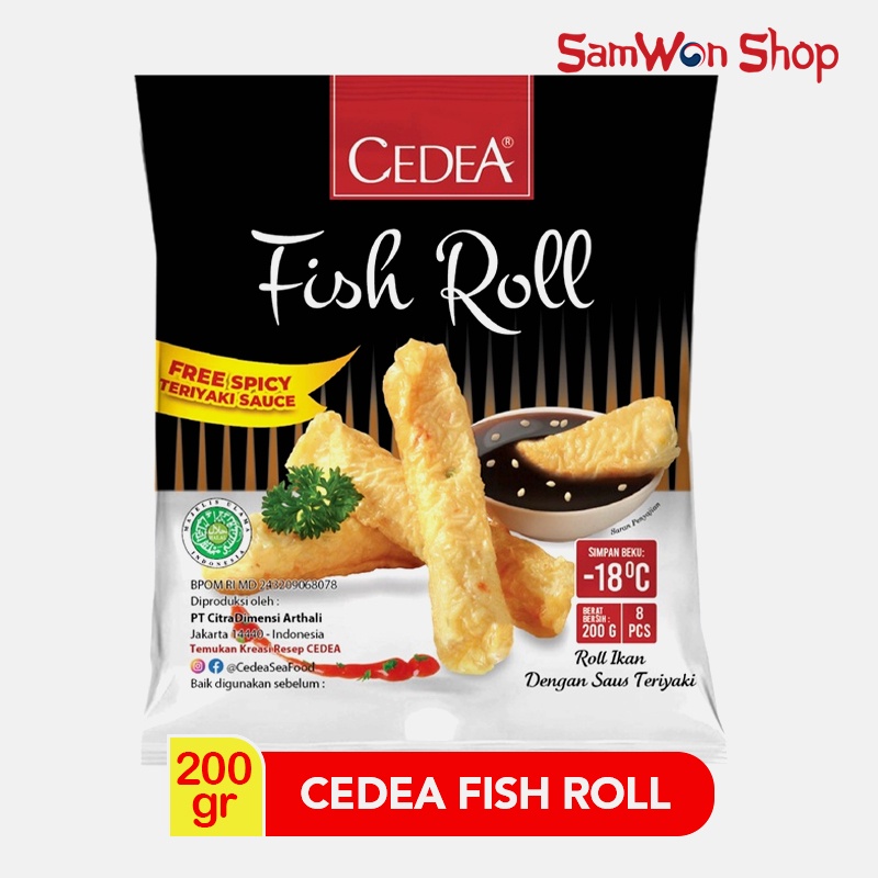 Jual CEDEA FISH ROLL 200 GR - IKAN GULUNG FROZEN FOOD LEZAT BERMUTU ...