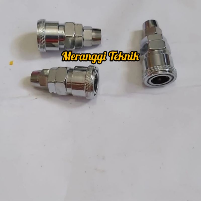 Jual Coupler SP20 1/4" 1/4 inchi sambungan kompresor | Shopee Indonesia