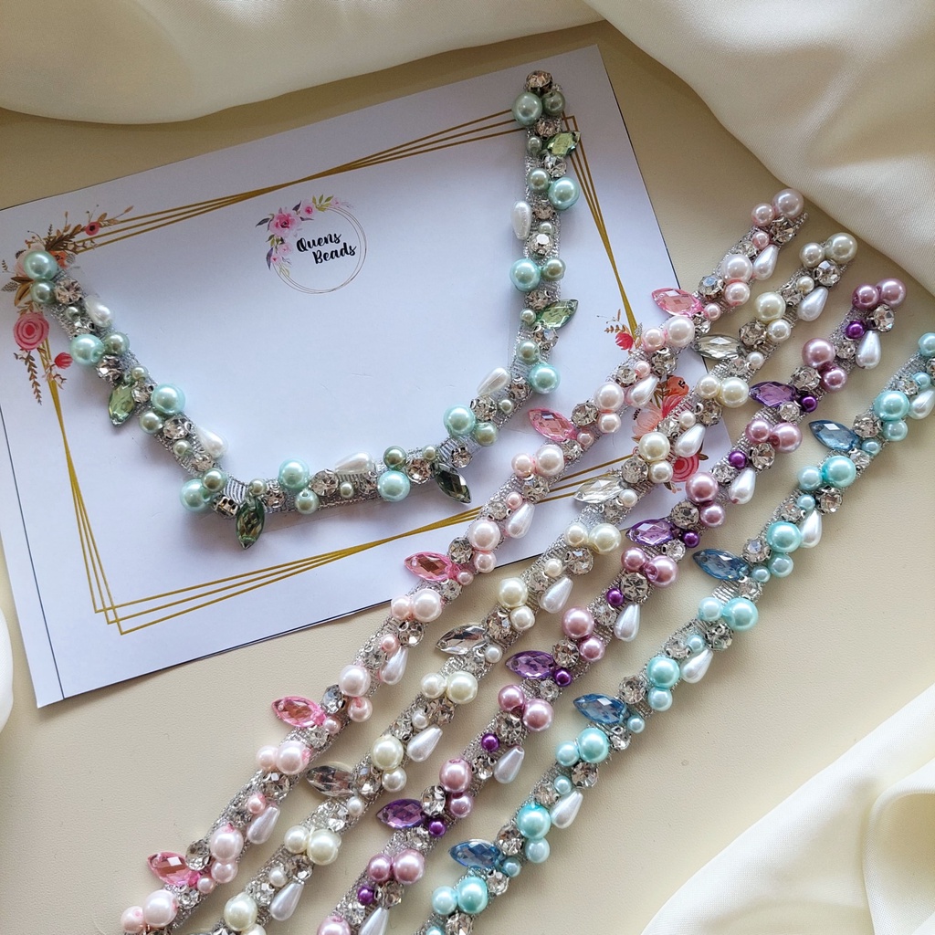 Jual Payet rangkai mutiara Q10/Mutiara rangkai jahit / Rangkai Mutiara ...