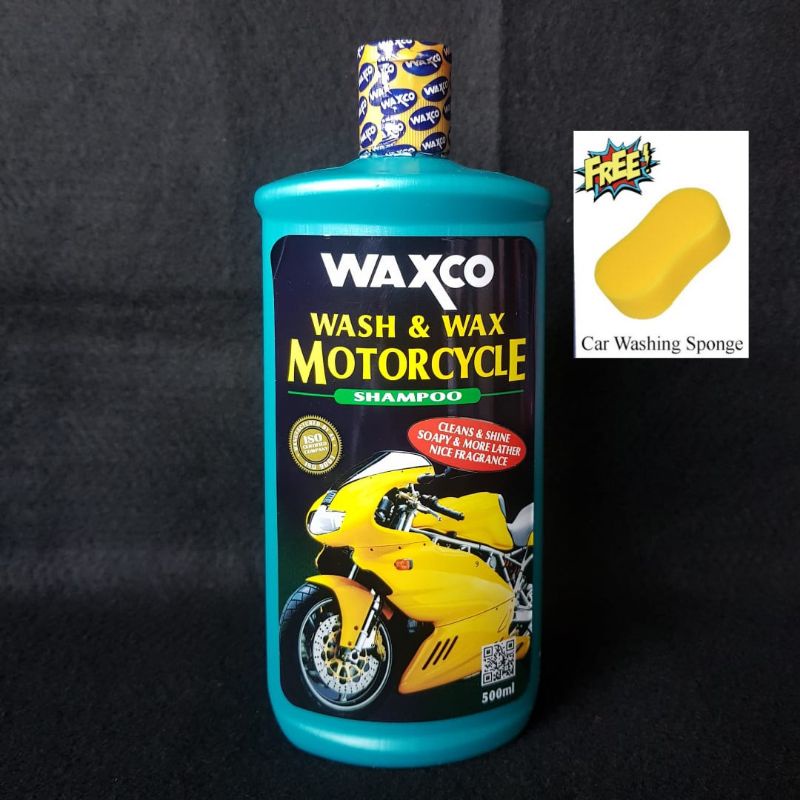 Jual WAXCO SHAMPOO MOTORCYCLE / WAXCO WASH & WAX MOTORCYCLE 500ML ...
