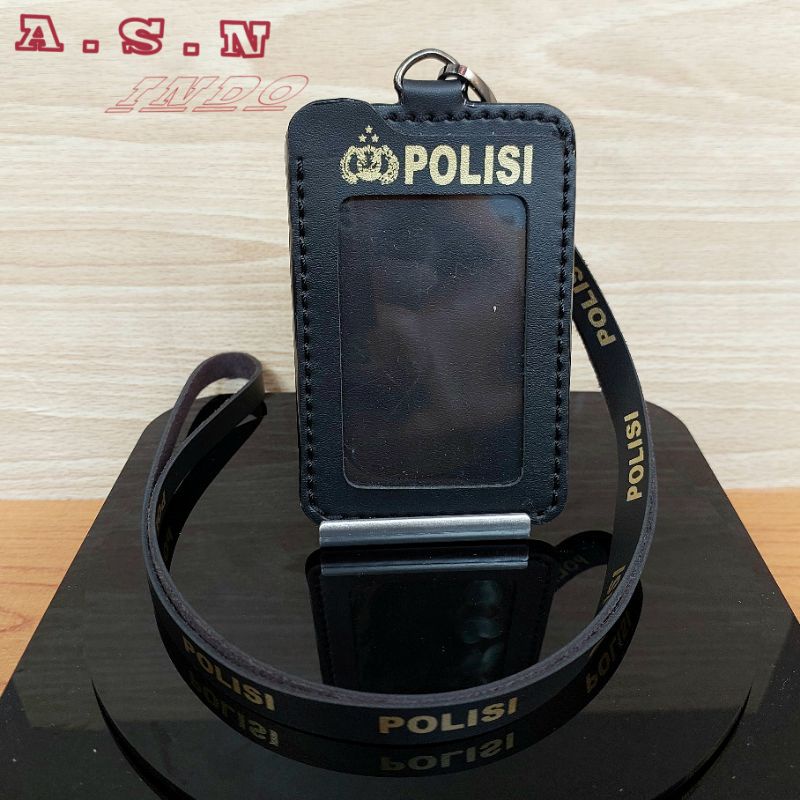 Jual Id Card Kulit POLISI Id Card Kulit POLRI | Shopee Indonesia