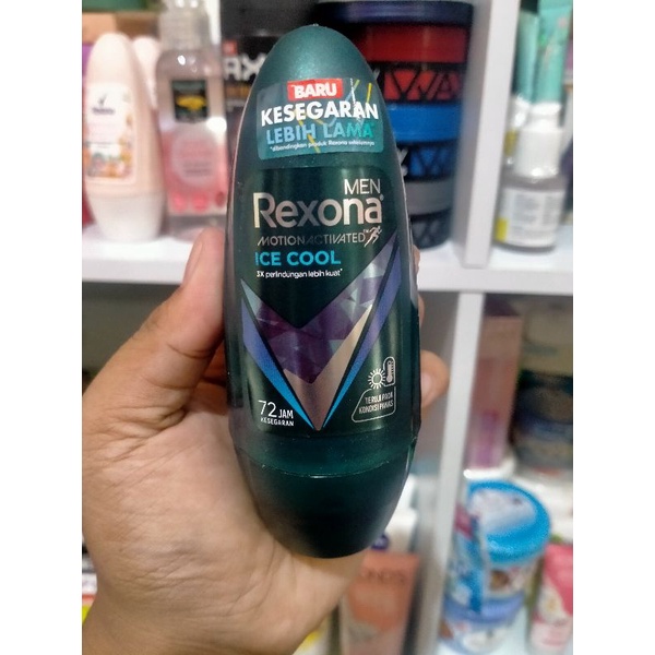 Jual Rexona Men Anti-Perspirant Deodorant Roll On Ice Cool 45ml | Shopee Indonesia
