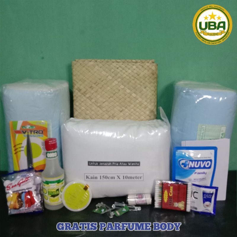 Jual Paket Satu Set Lengkap Kain Kafan Untuk Jenazah Wanita Atau Pria ...