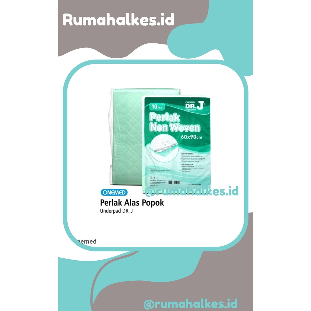 Jual Perlak Alas Popok Onemed 60 x 90 / Underpad DrJ Perlak Onemed isi ...