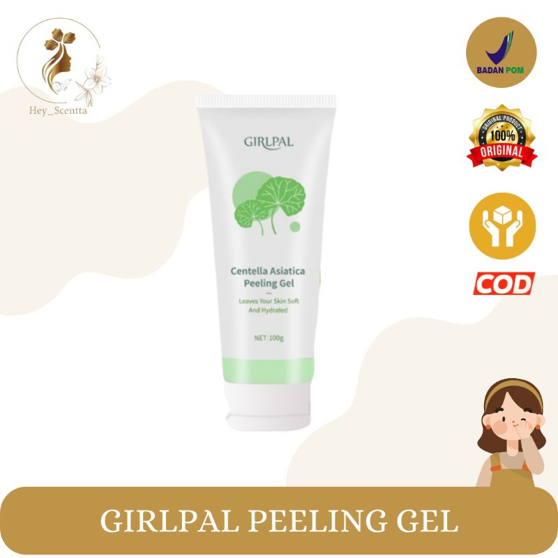 Jual PROMO!!! GIRLPAL Centella Asiatica Facial Peeling Gel Body Exfoliating Facial Glowing ...