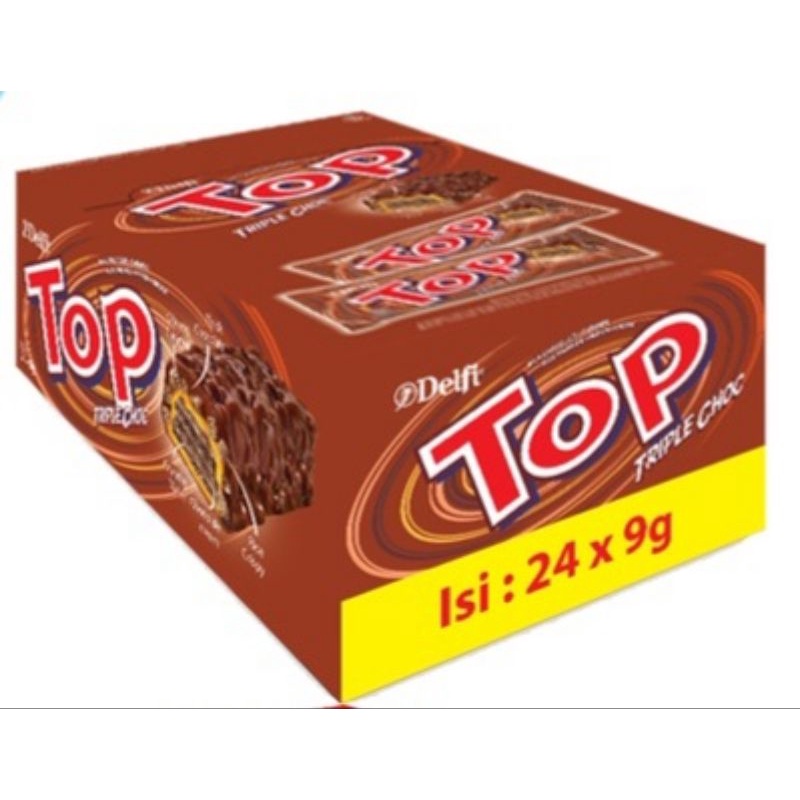 Jual Delfi Top Triple Chocolate 9 g ( 24pcs / Box ) | Shopee Indonesia