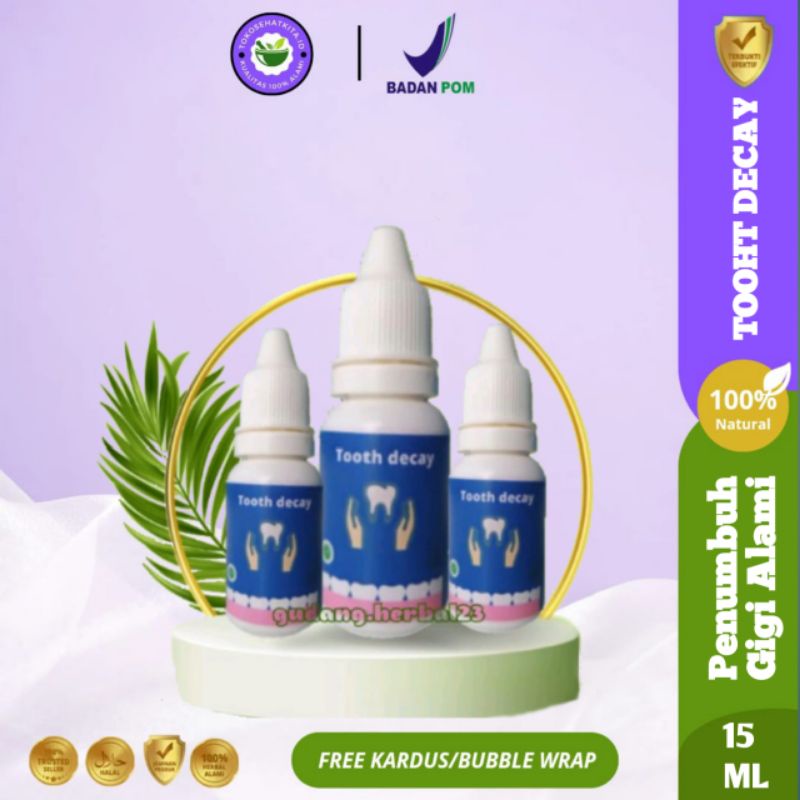 Jual TERMURAH!!! TOOTH DECAY ( PENUMBUH GIGI OMPONG DAN GIGI BERLUBANG ...