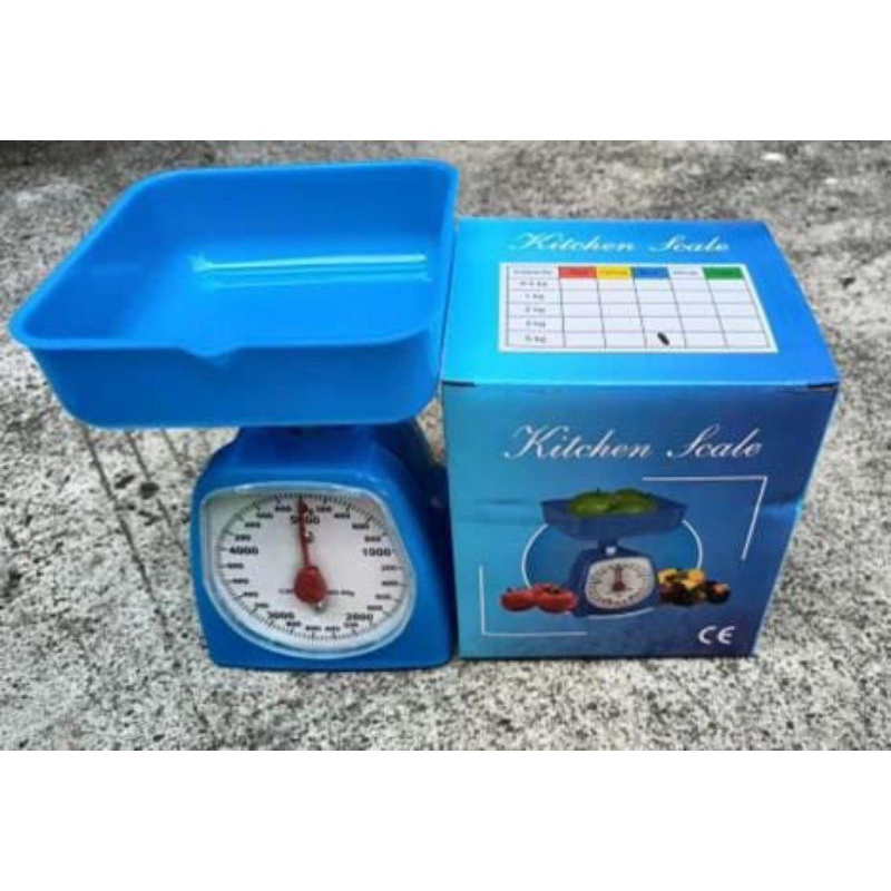Jual Timbangan Kue Dapur Analog Manual kapasitas 5 kg Timbangan Buah ...