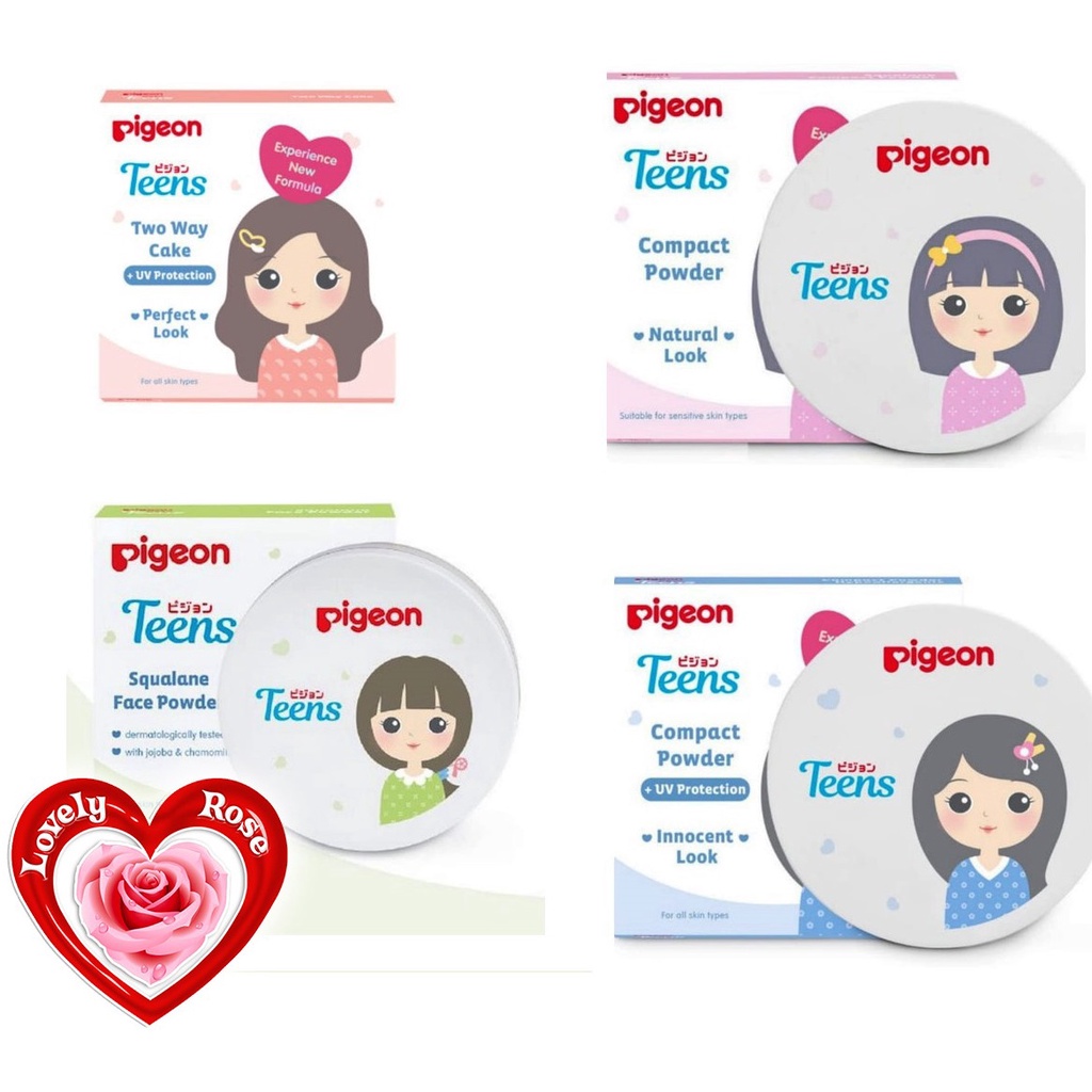 Jual PIGEON TEENS SQUALANE FACE POWDER | LOOSE POWDER | COMPACT POWDER ...