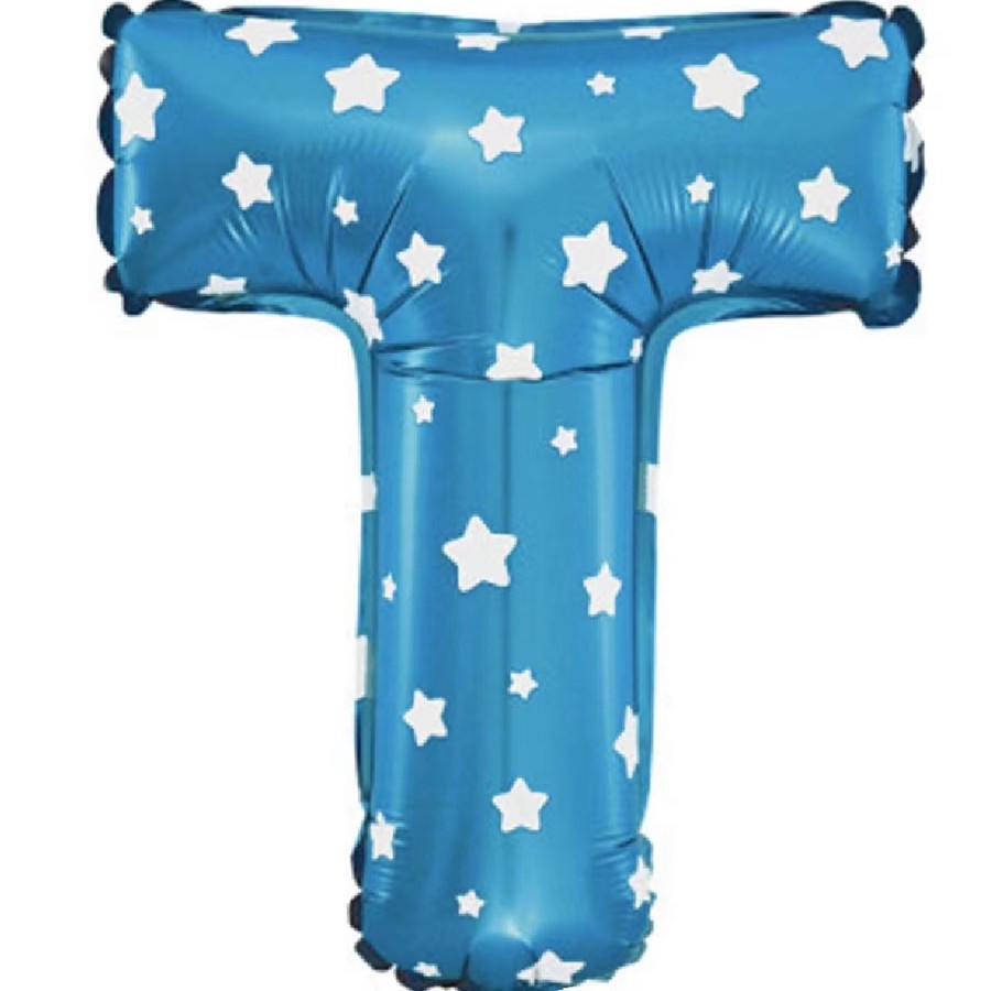 Jual Balon foil huruf biru16inch balon huruf balon ulang tahun dekorasi ...