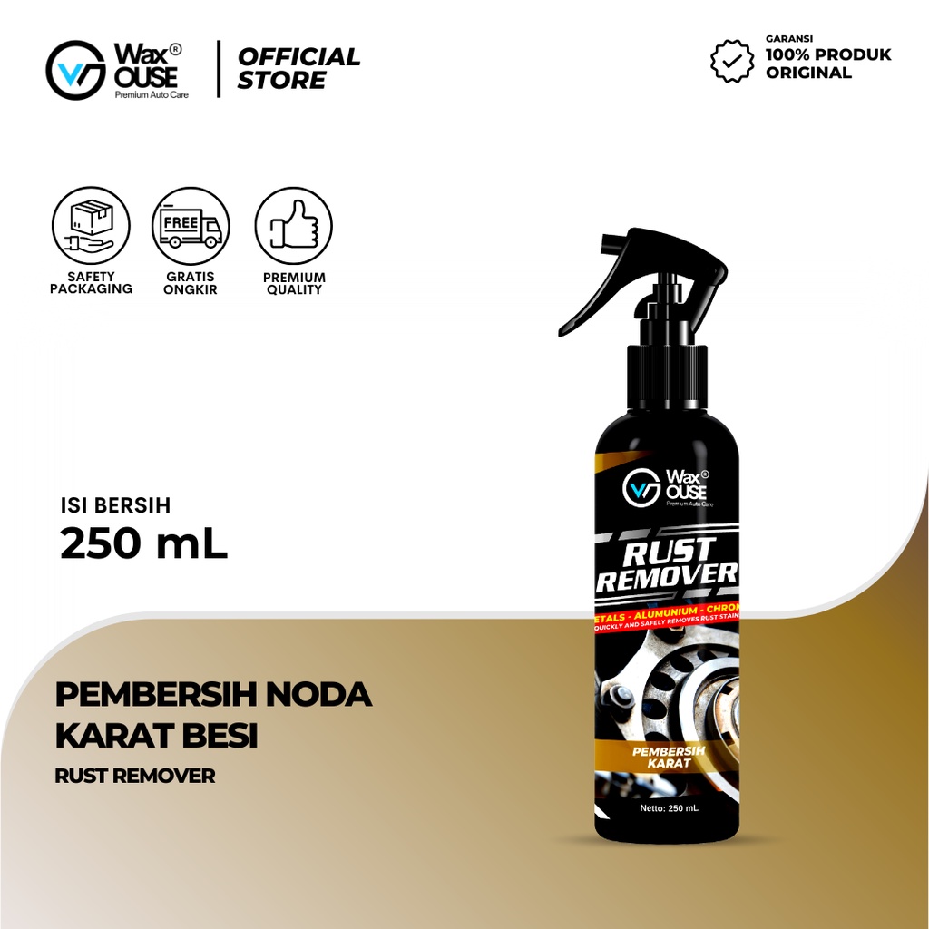 Jual Waxouse Rust Remover Penghilang Karat Cairan Pembersih Karat Besi Karat Mesin Mobil Motor ...