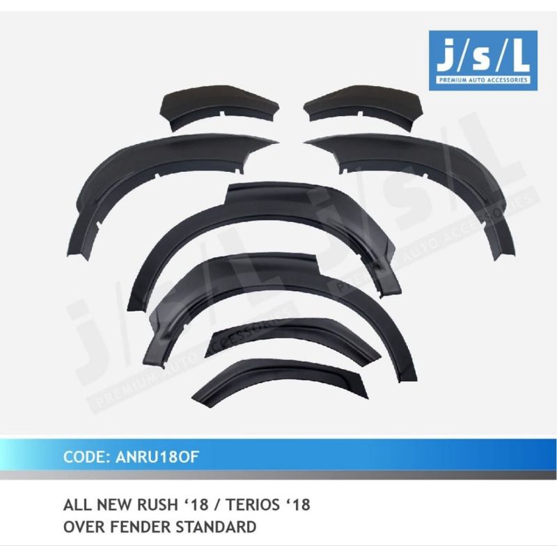 Jual over fender all new Rush Terios 2018 jsl | Shopee Indonesia