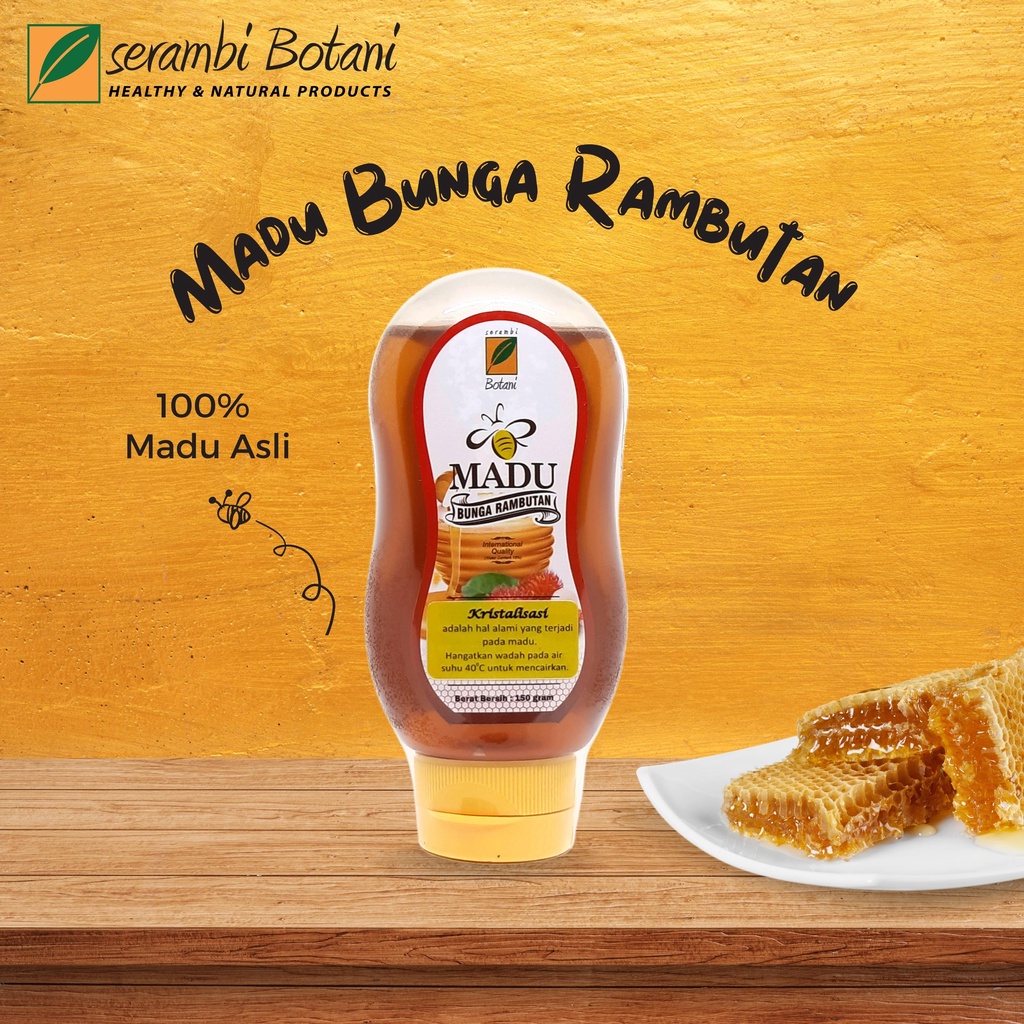 Jual Madu Murni Rambutan 150gr Serambi Botani Standar Internasional | Shopee Indonesia