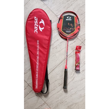 Jual PROMO Raket Astec Tornado 1000 Merah Original | Shopee Indonesia