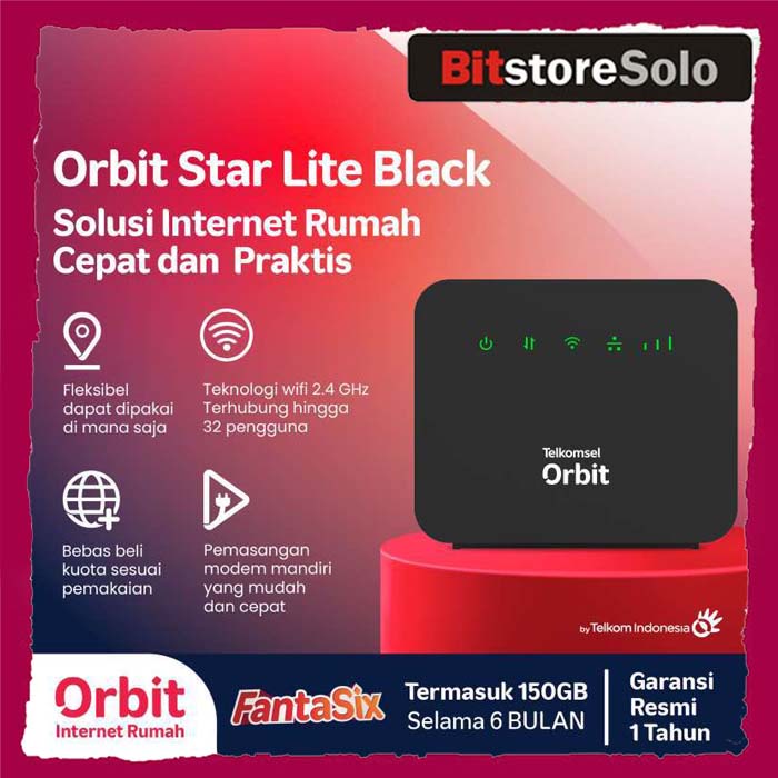Jual MODEM ORBIT ROUTER 4G SIM CARD STAR LITE FREE 150 GB | Shopee ...