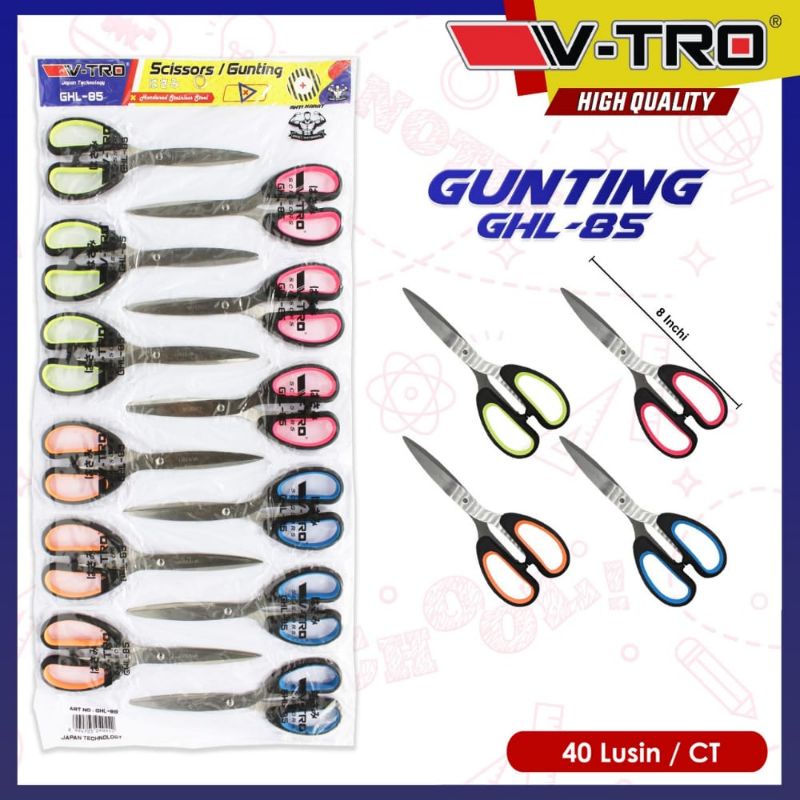 Jual Gunting Stainless Besar GHL-85 - 1lusin - 12pcs | Shopee Indonesia