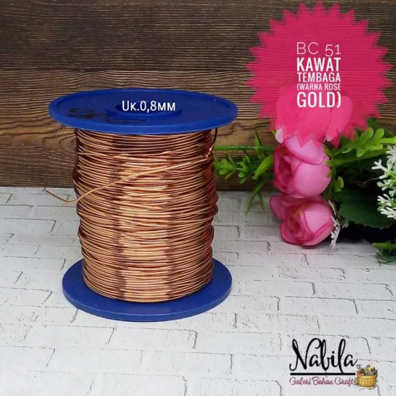 Jual (5meter) Kawat tembaga/wire cooper bahan bros kawat | Shopee Indonesia