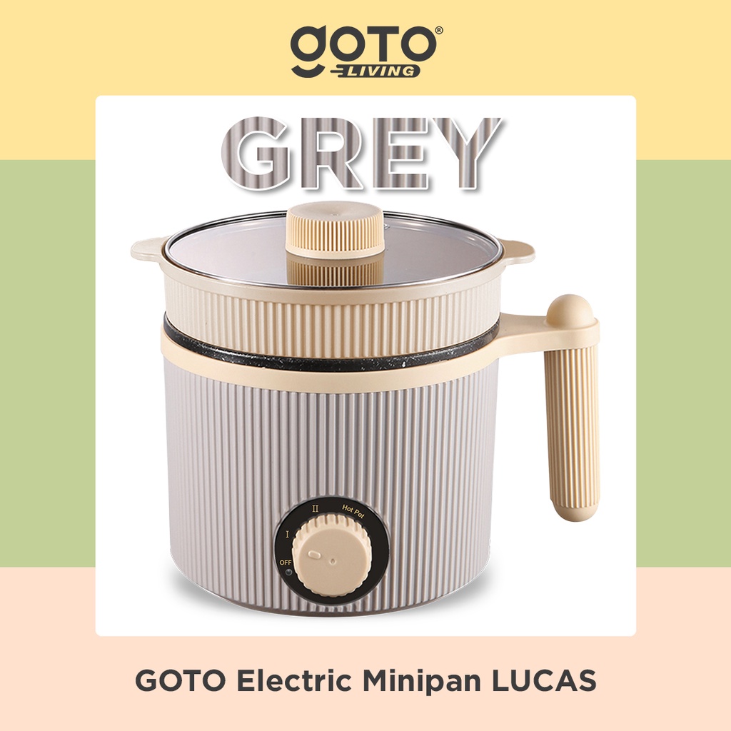 Jual Goto Lucas Panci Listrik Mini Fry Pan Hotpot Elektrik Kukus ...