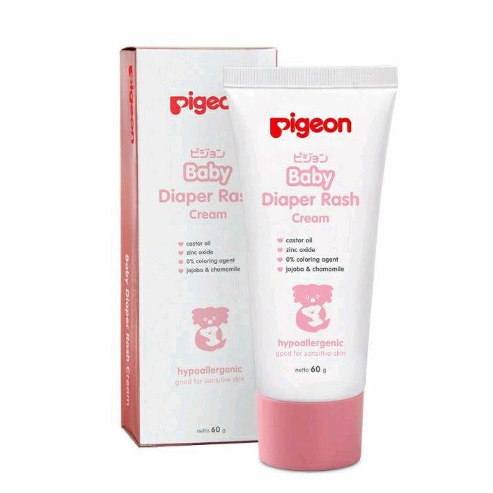 Jual Pigeon Baby Diaper Rash Cream 60gr Hypoallergenic Cream Ruam Popok ...