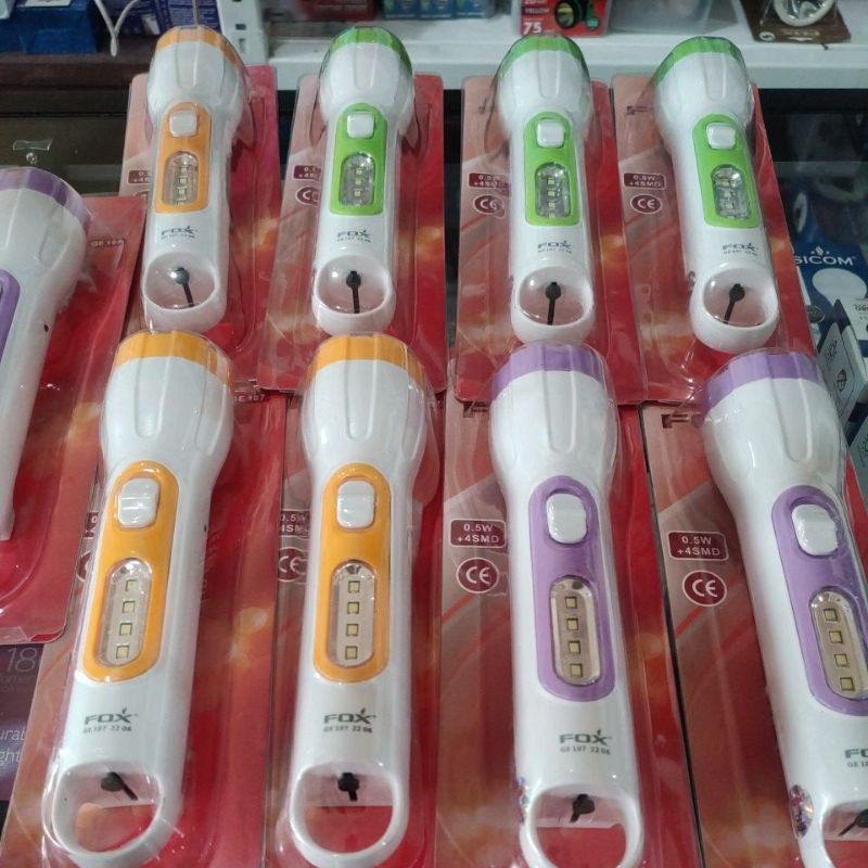 Jual SENTER LED FOX GE107 GARANSI PENGIRIMAN | Shopee Indonesia