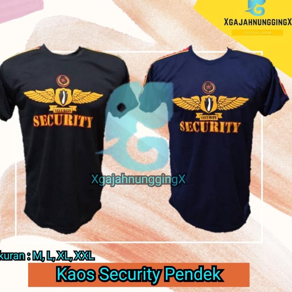 Jual Promo Menarik--Kaos Satpam Terbaru Hitam List Coklat Baju Security ...